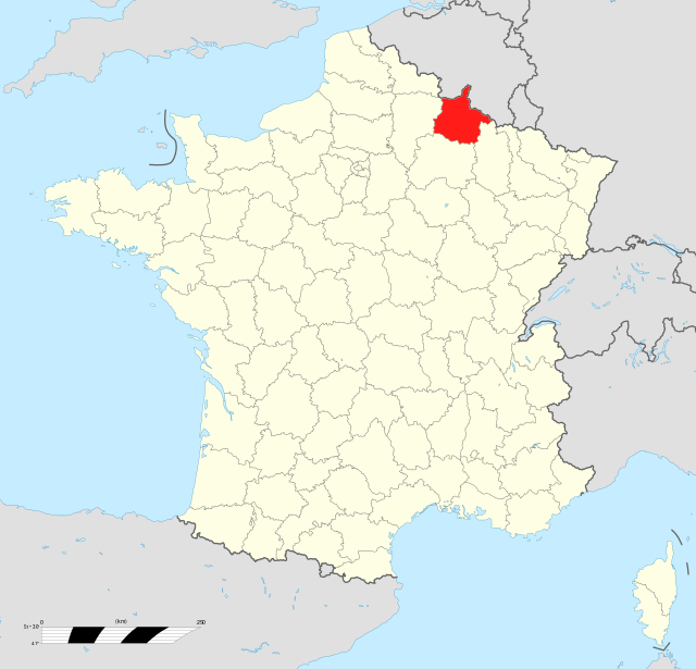 ملف:Ardennes departement locator map.svg - المعرفة