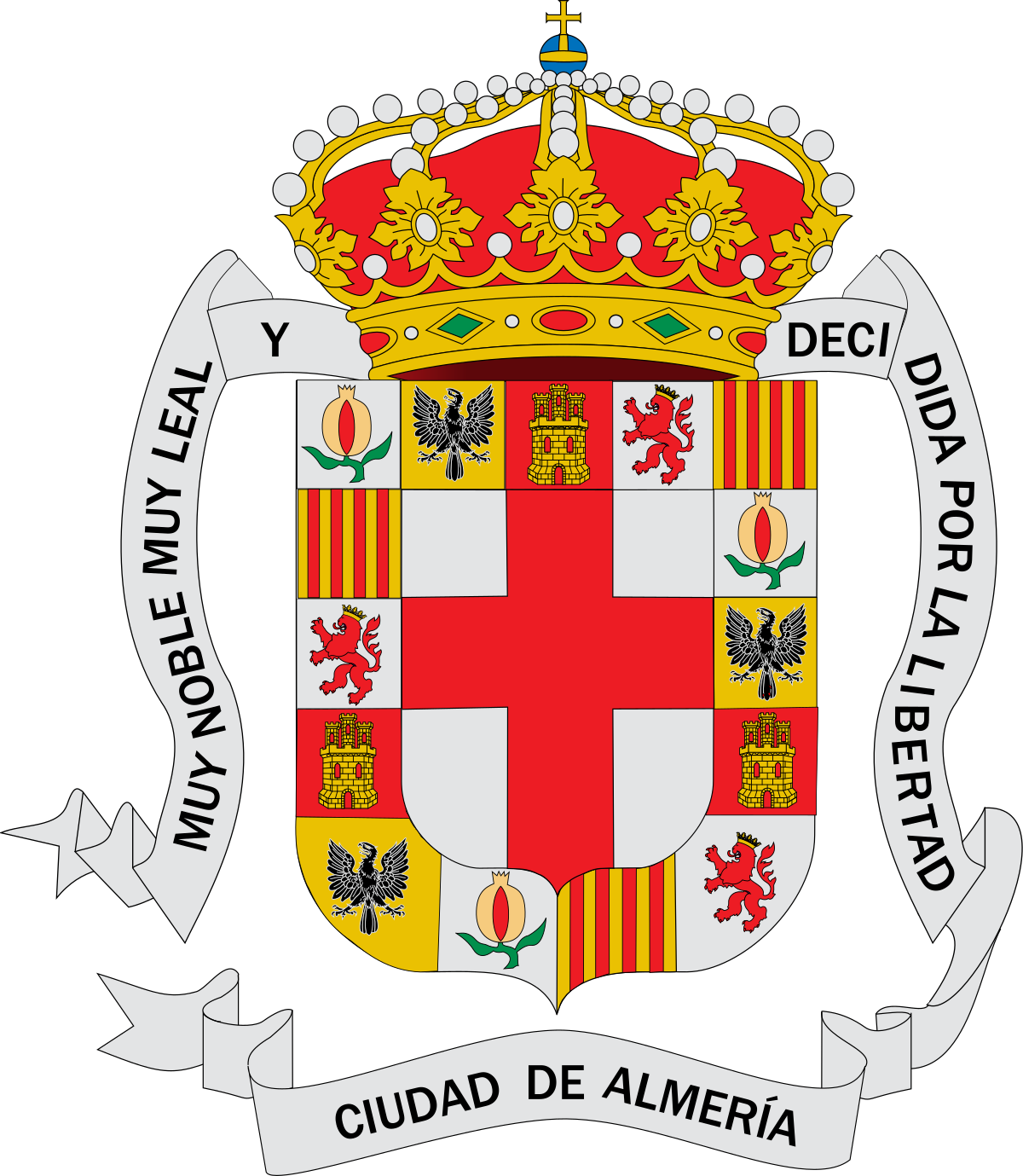 ملف:Escudo ciudad de Almería.svg - المعرفة