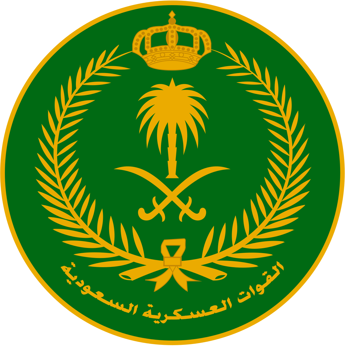 ملف:Saudi Arabian Military Forces Emblem.svg - المعرفة