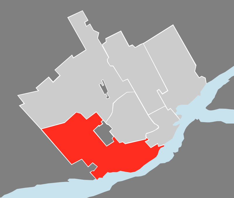 ملف:Carte localisation Québec - Sainte-Foy–Sillery–Cap-Rouge.svg - المعرفة