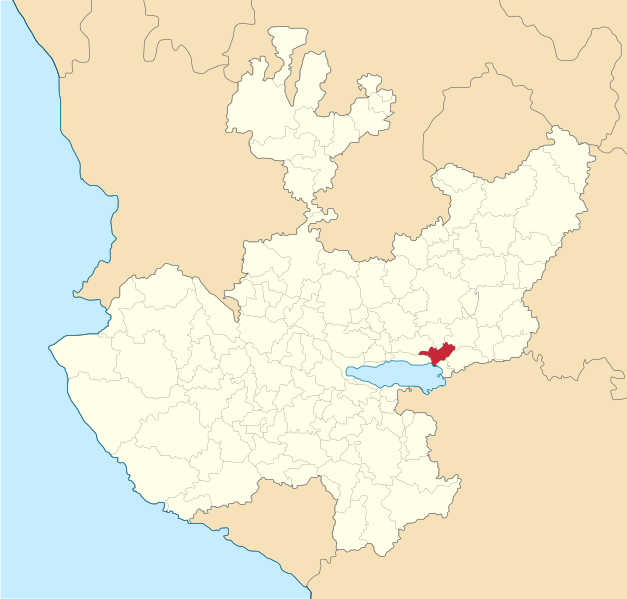 ملف:Mexico Jalisco Ocotlan location map.svg - المعرفة