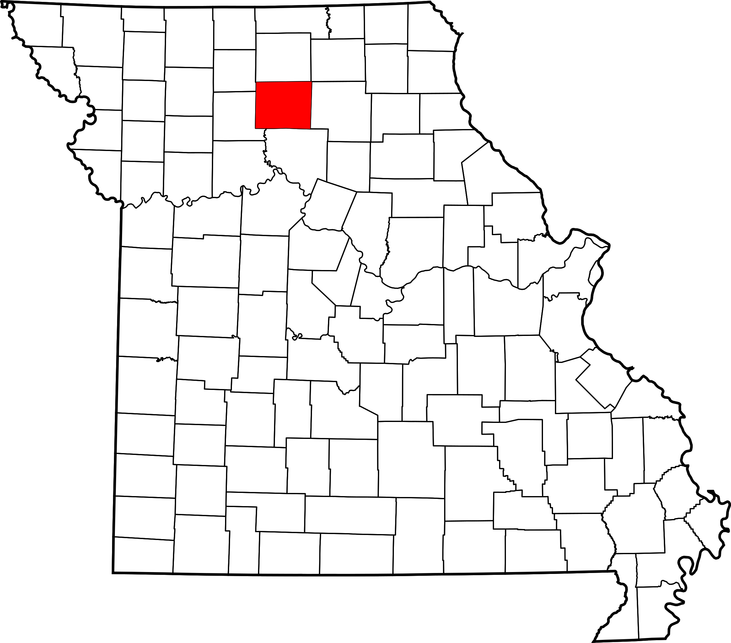 ملف:Map of Missouri highlighting Linn County.svg - المعرفة