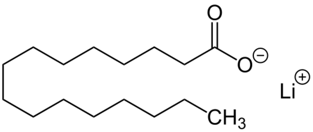 ملف:Palmitic Acid Lithium Salt Structural Formula V.2.svg - المعرفة