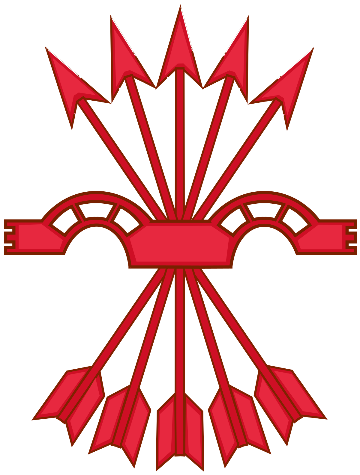 ملف:Emblem of Spanish Falange.svg - المعرفة