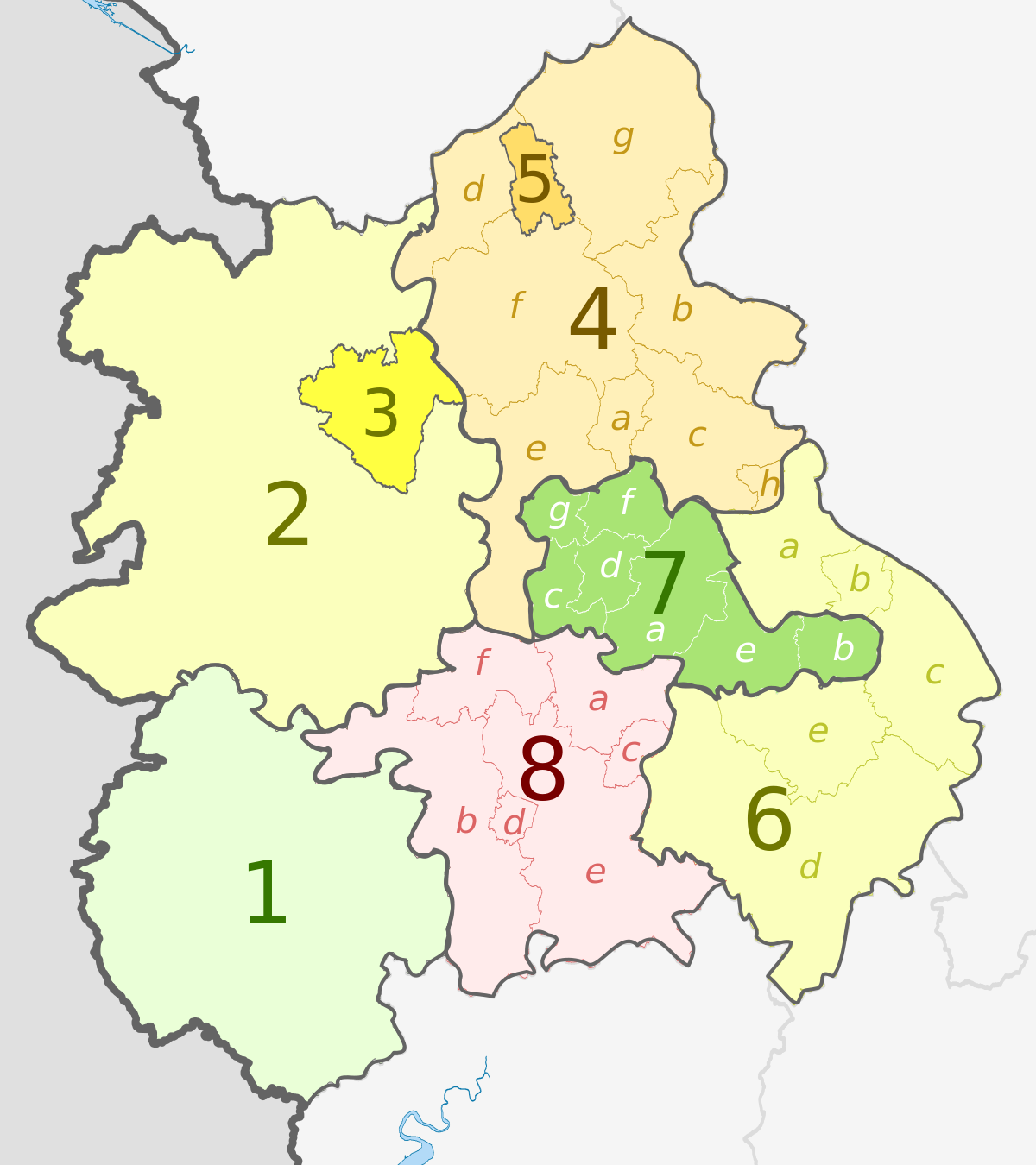 ملف:West Midlands counties 2009 map.svg - المعرفة