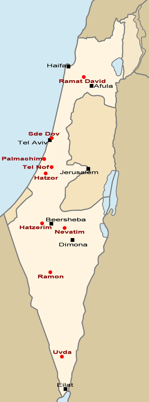 قائمة القواعد العسكرية الإسرائيلية - المعرفة