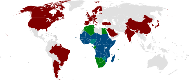 ملف:Map of African Development Bank Members.svg - المعرفة