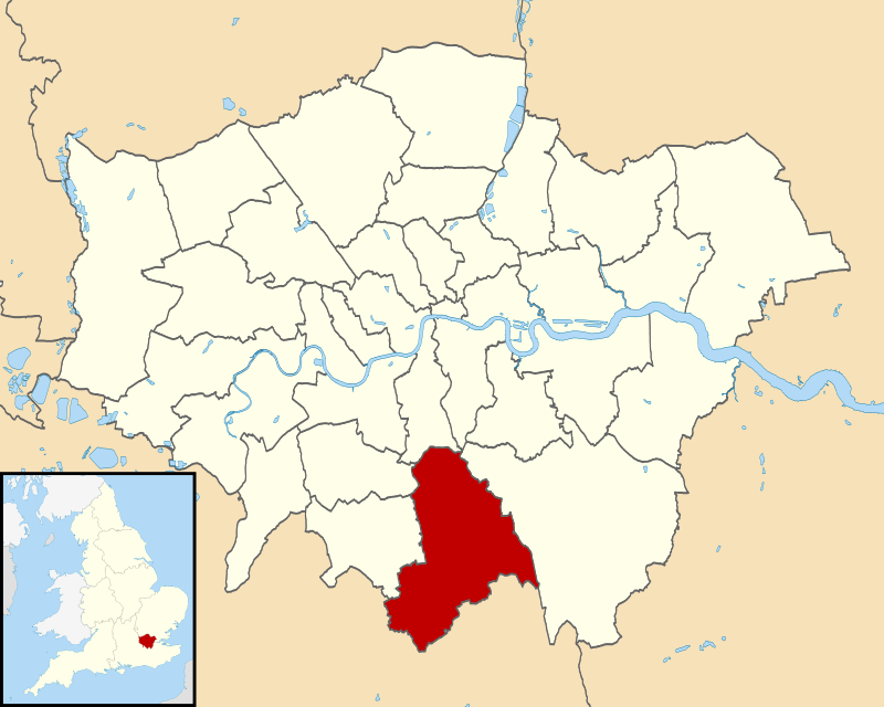 ملف:Croydon UK locator map.svg - المعرفة