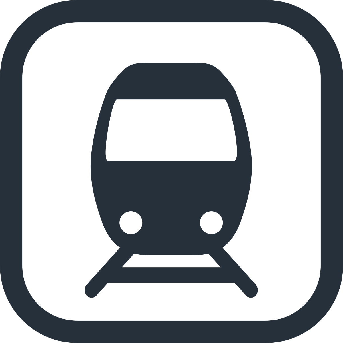 ملف:Paris transit icons - Train.svg - المعرفة