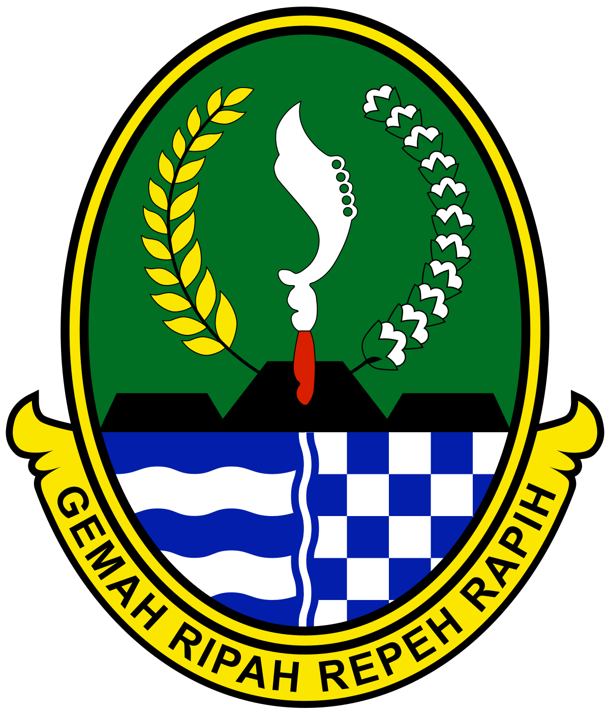 ملف:Coat of arms of West Java.svg - المعرفة