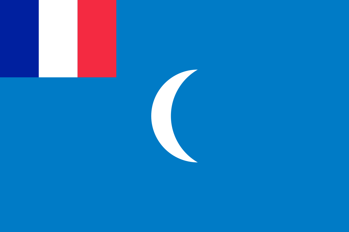ملف:Flag of the French Mandate of Syria (1920).svg - المعرفة