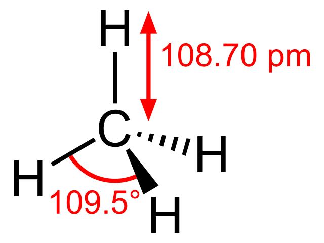 ملف:Methane-2D-dimensions.svg - المعرفة