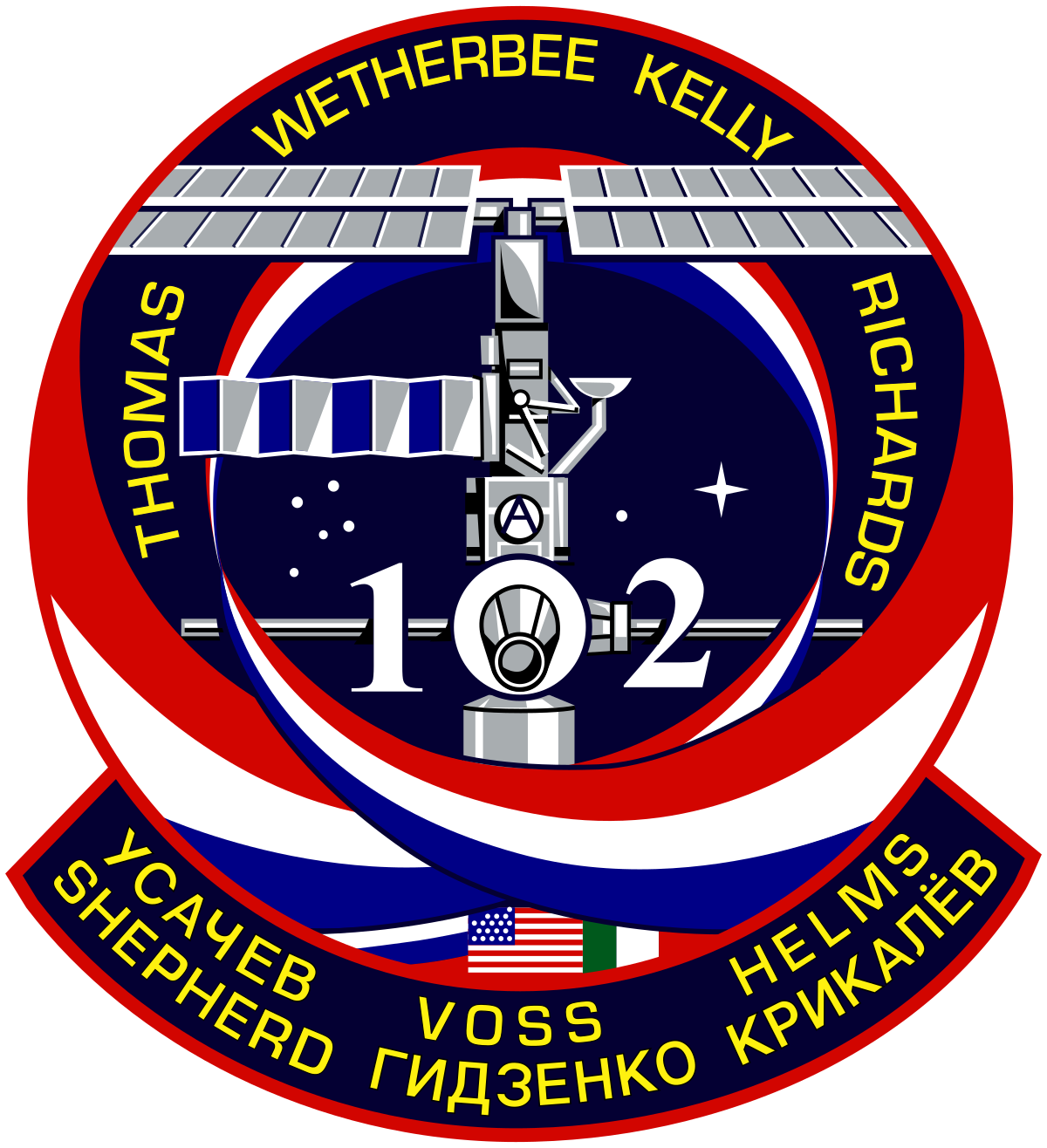 ملف:STS-102 Patch.svg - المعرفة