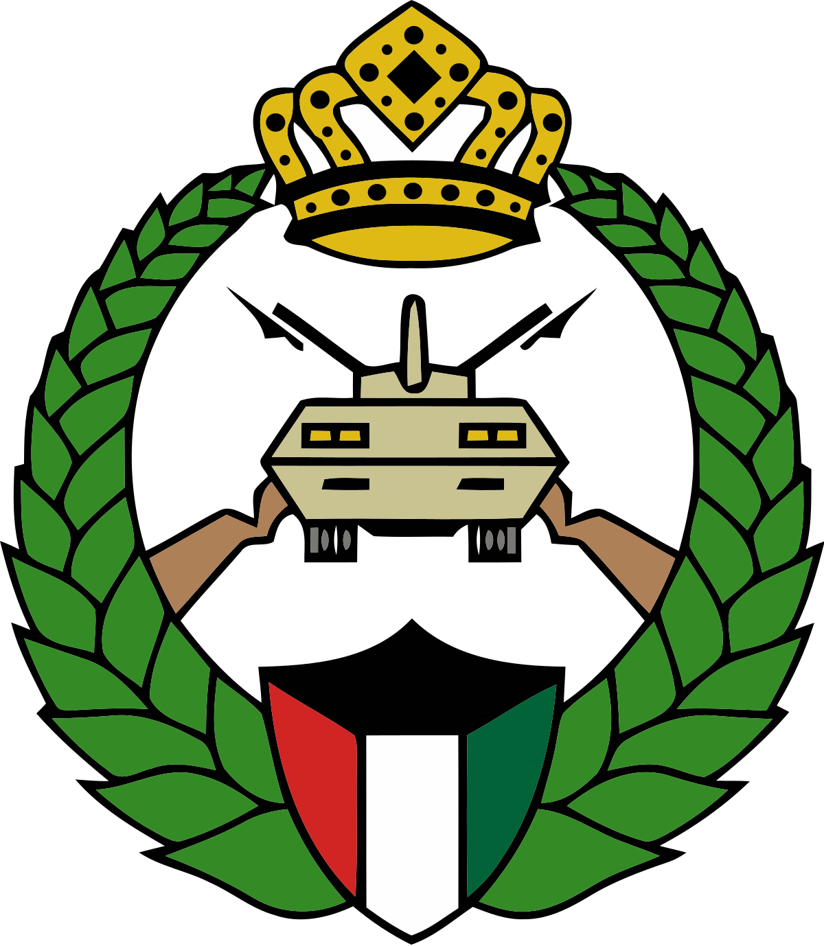 ملف:Kuwaiti National Guard Emblem.svg - المعرفة