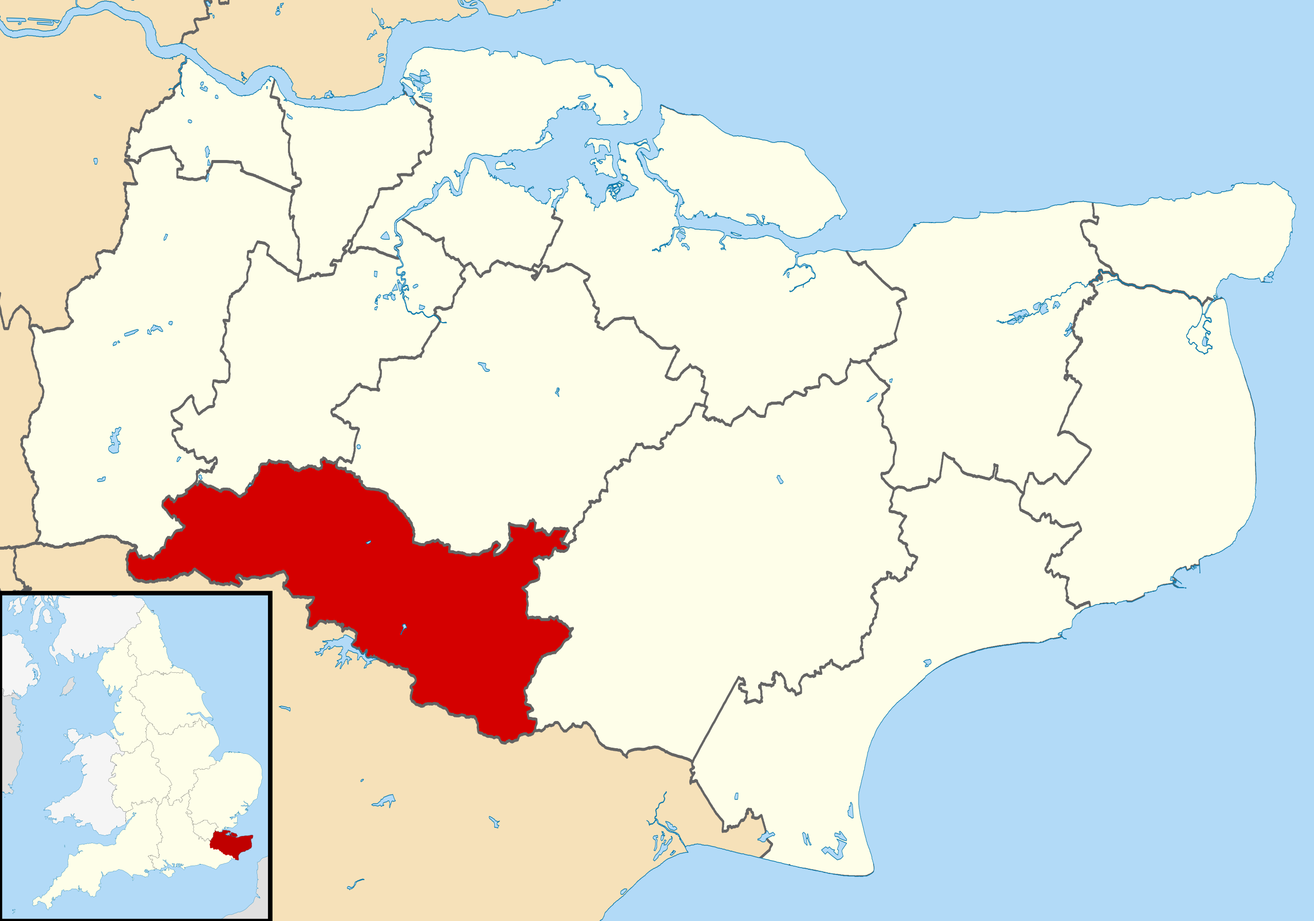 ملف:Tunbridge Wells UK locator map.svg - المعرفة