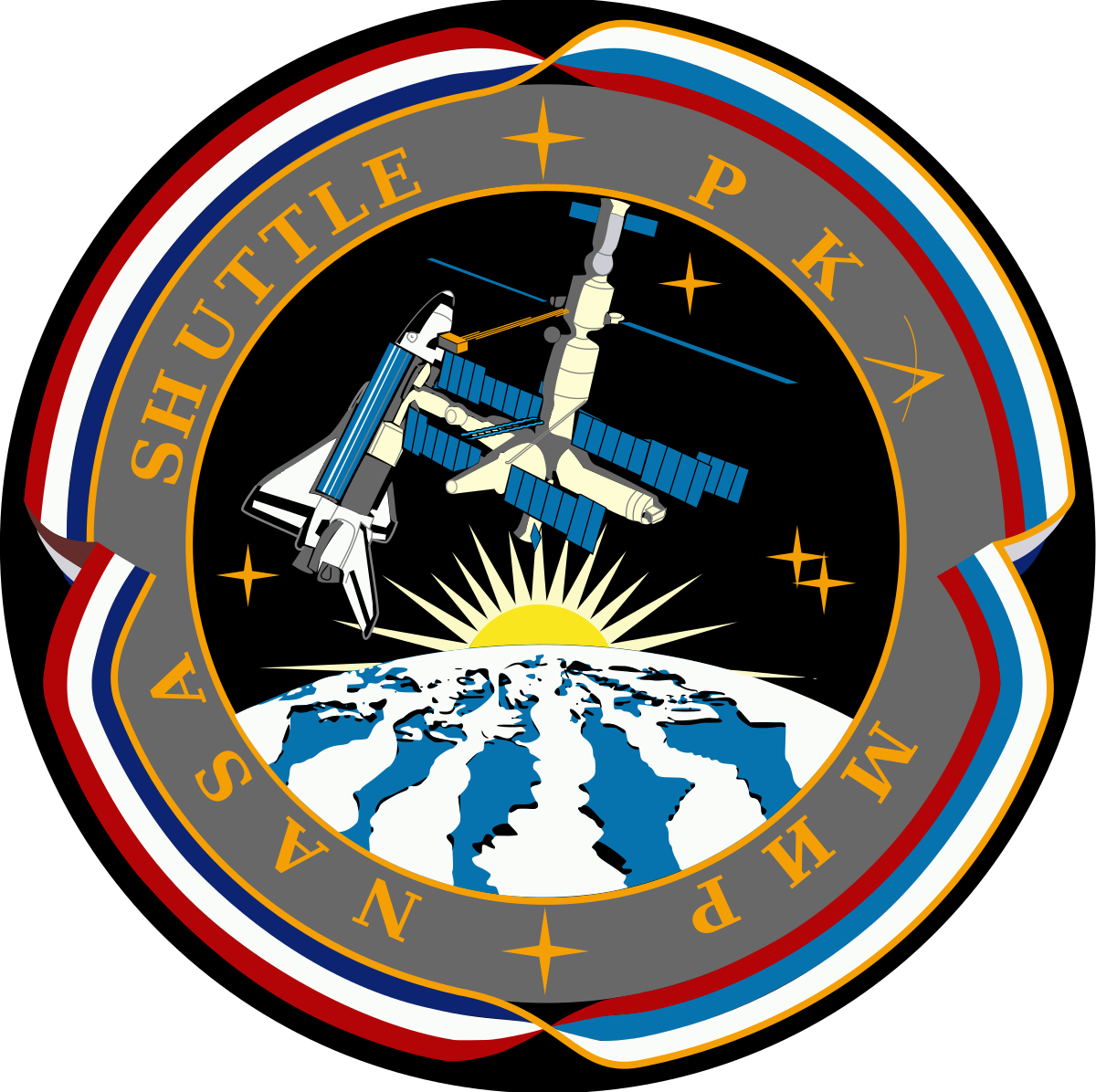ملف:Shuttle-Mir Patch.svg - المعرفة