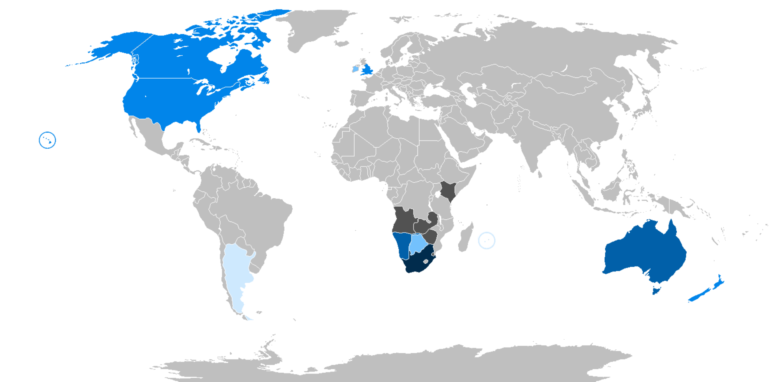 ملف:Distribution of Afrikaans Language Map April 2022.svg - المعرفة