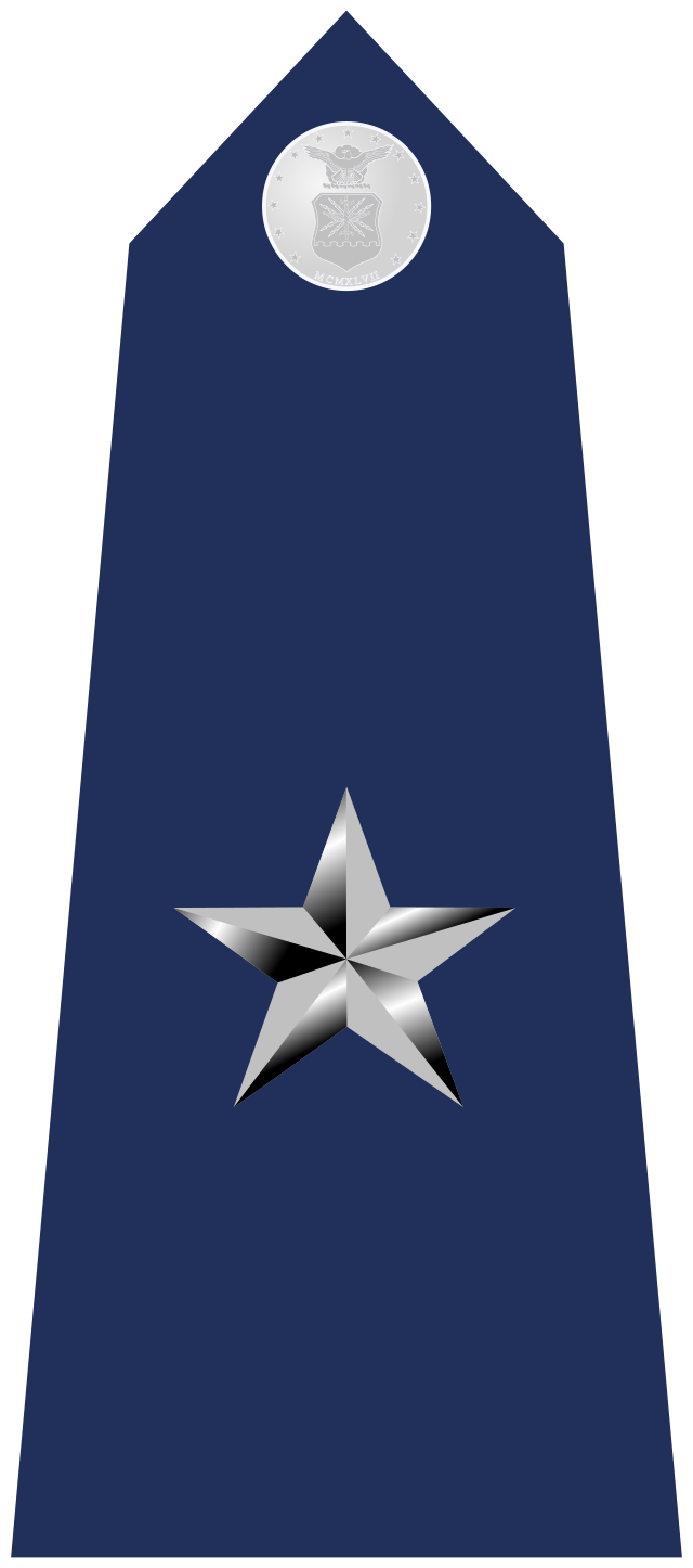 ملف:US Air Force O7 shoulderboard.svg - المعرفة
