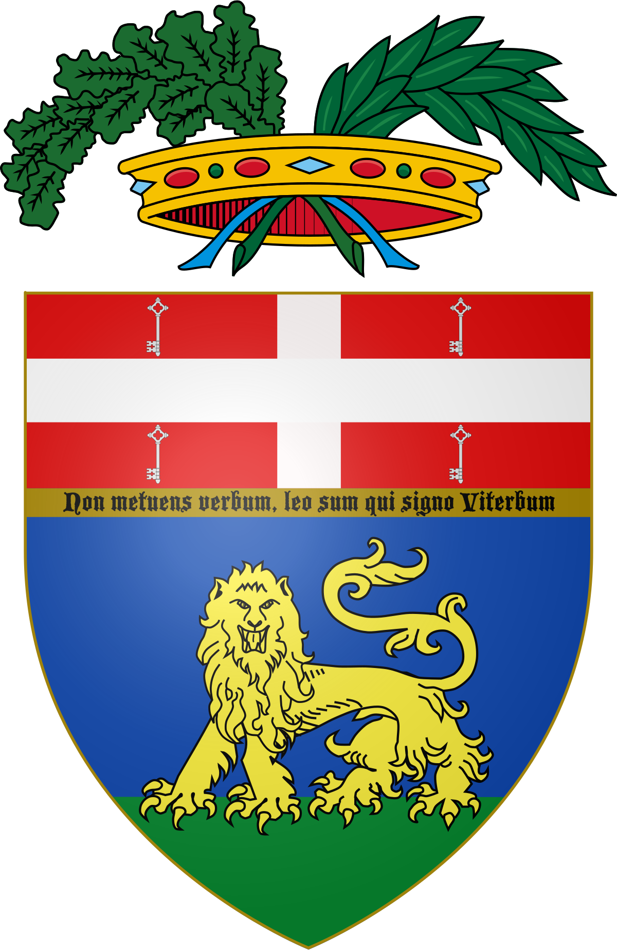 ملف:Provincia di Viterbo-Stemma.svg - المعرفة