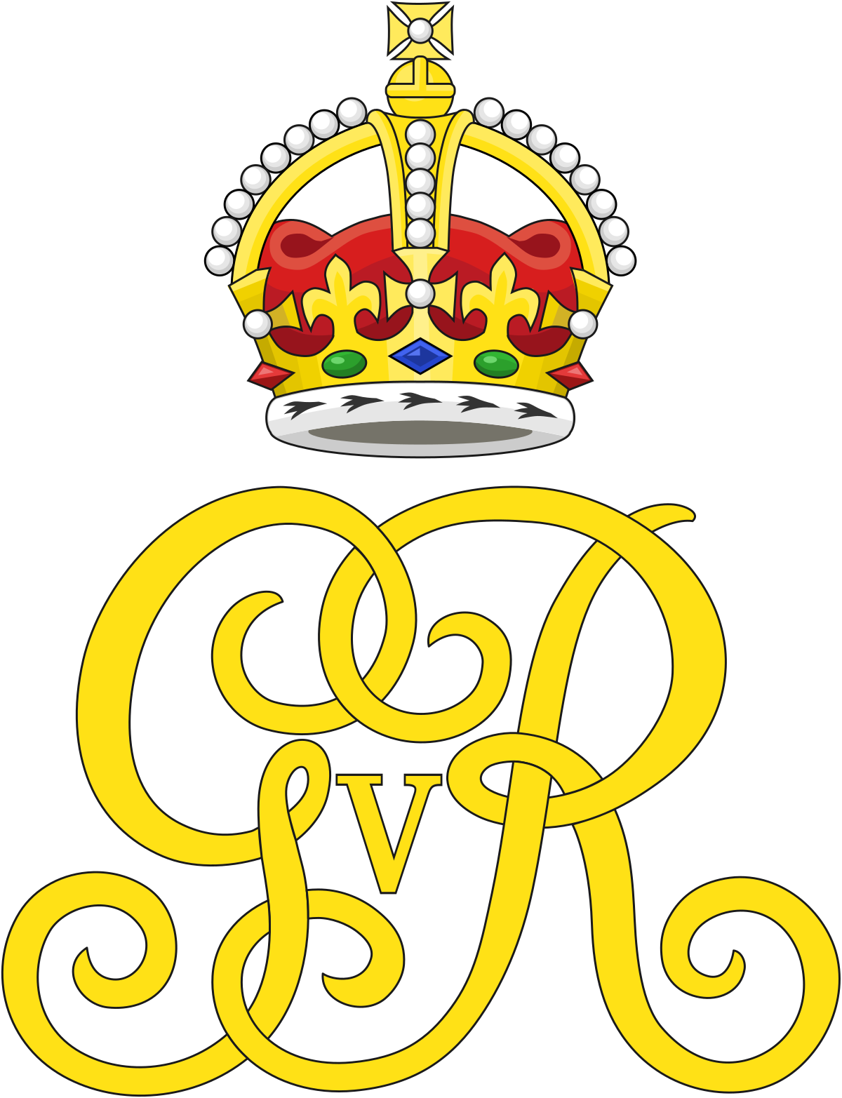 ملف:Royal Cypher of King George V.svg - المعرفة