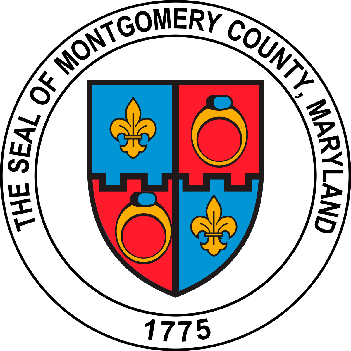ملف:Seal of Montgomery County, Maryland.svg - المعرفة
