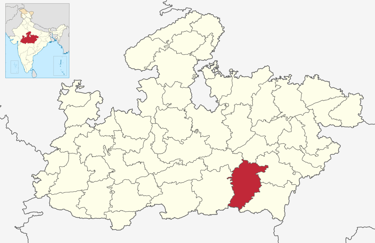 ملف:MP Seoni district map.svg - المعرفة