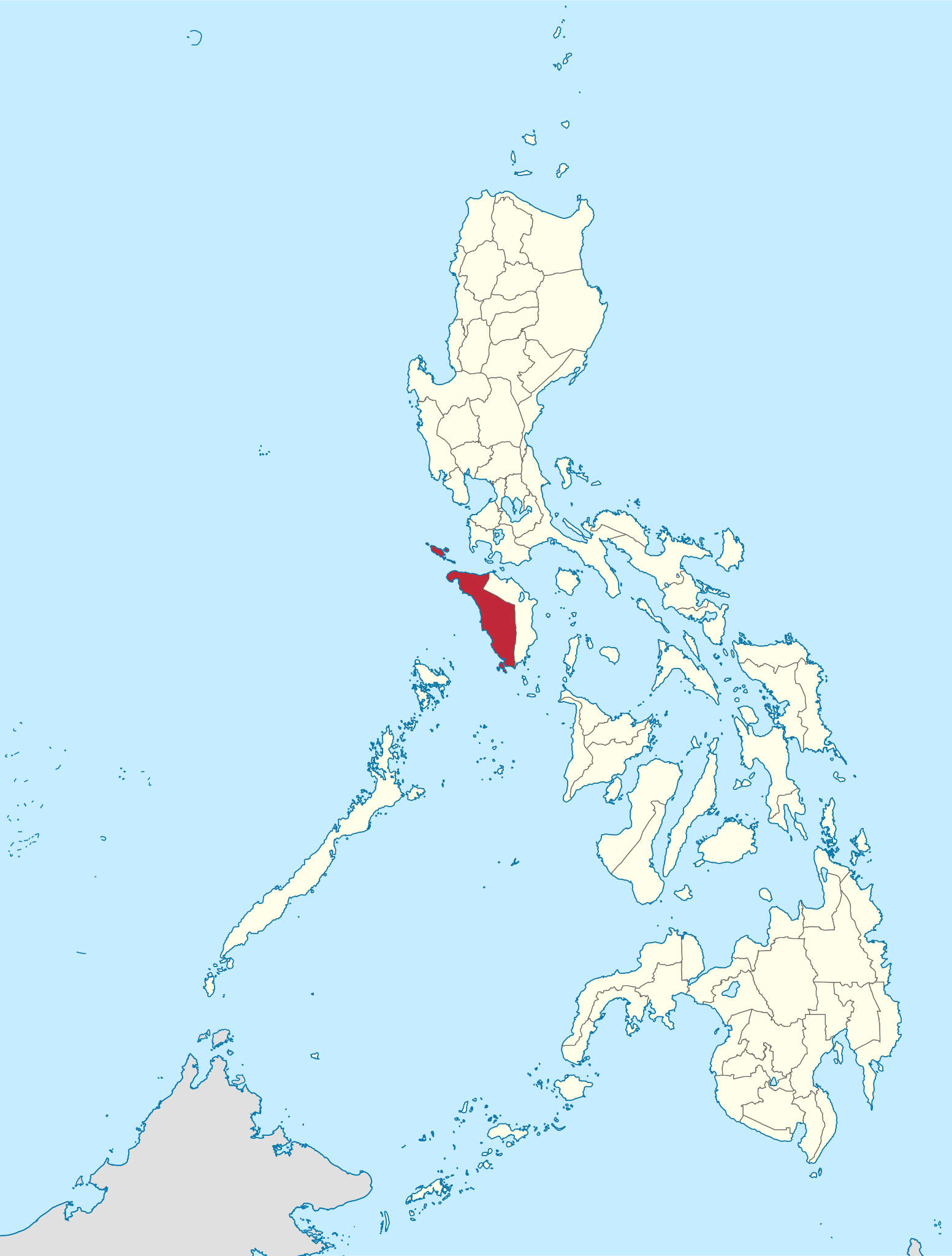 ملف:Occidental Mindoro in Philippines.svg - المعرفة