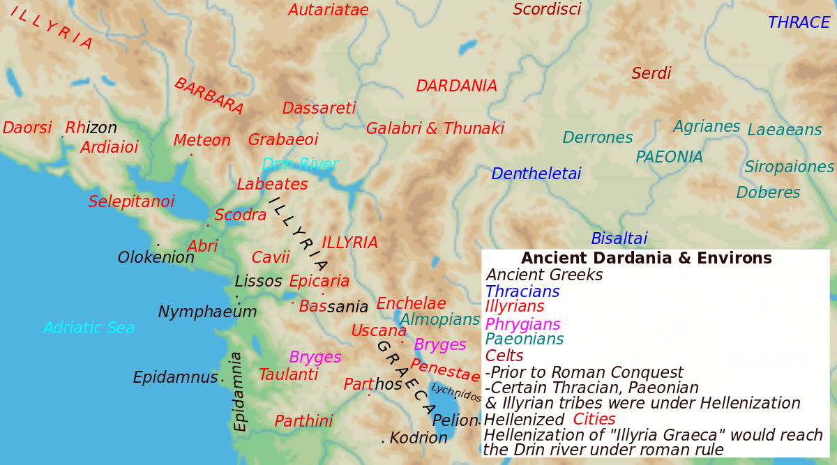 ملف:Map of ancient Dardania and environs (English).svg - المعرفة