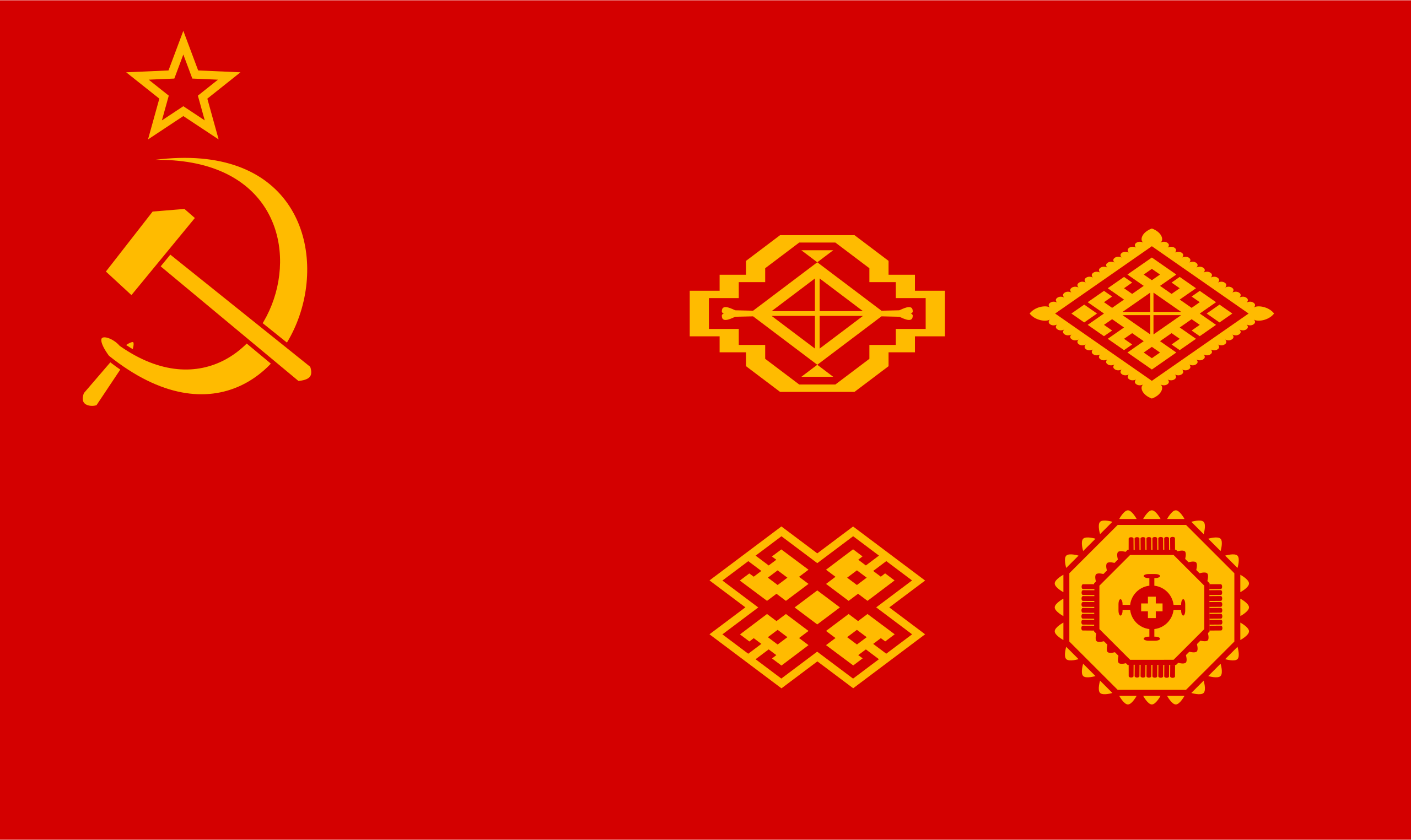 ملف:Proposed flag of Turkmen SSR - 1925.svg - المعرفة