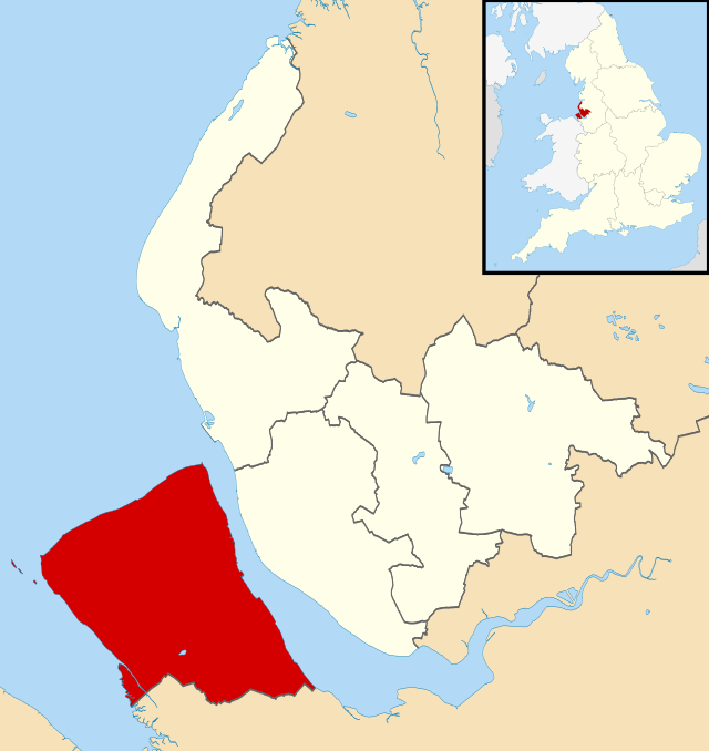 ملف:Wirral UK locator map.svg - المعرفة