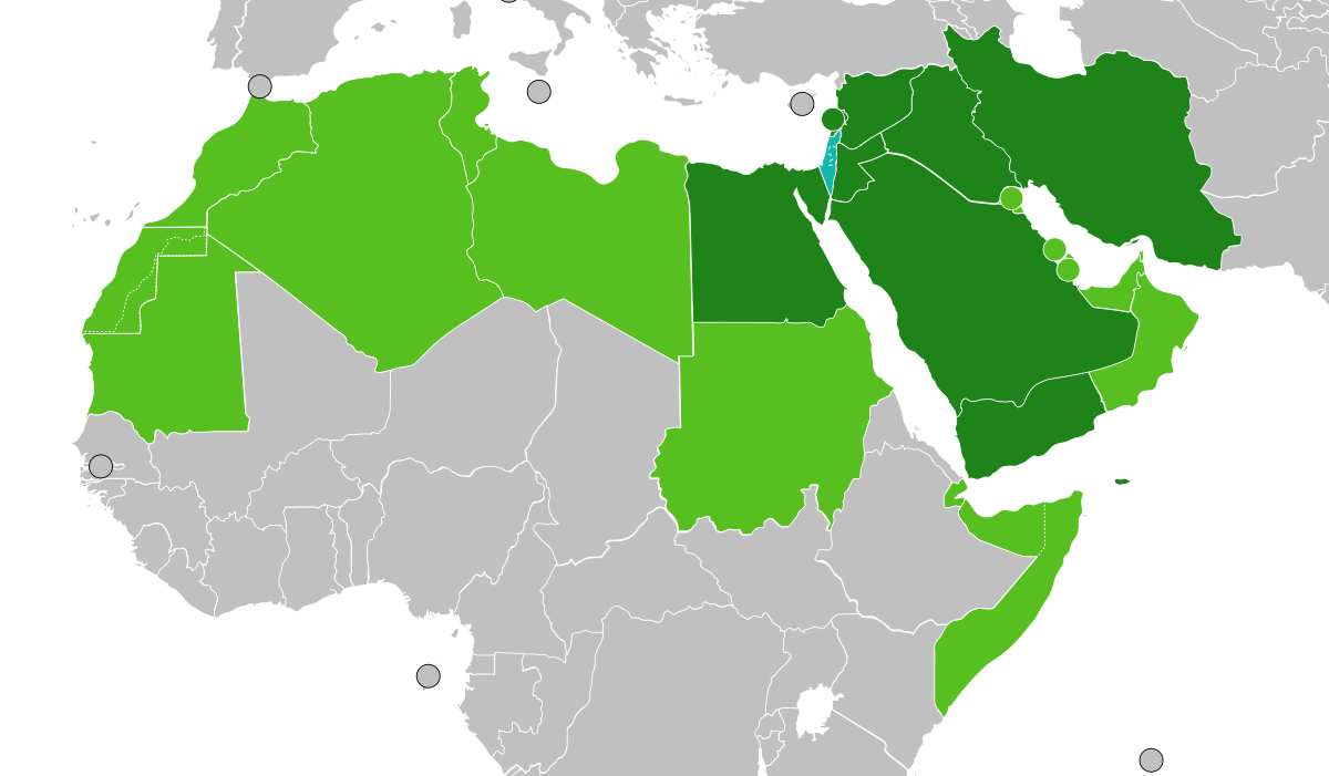 ملف:Arab-Israeli Map.svg - المعرفة