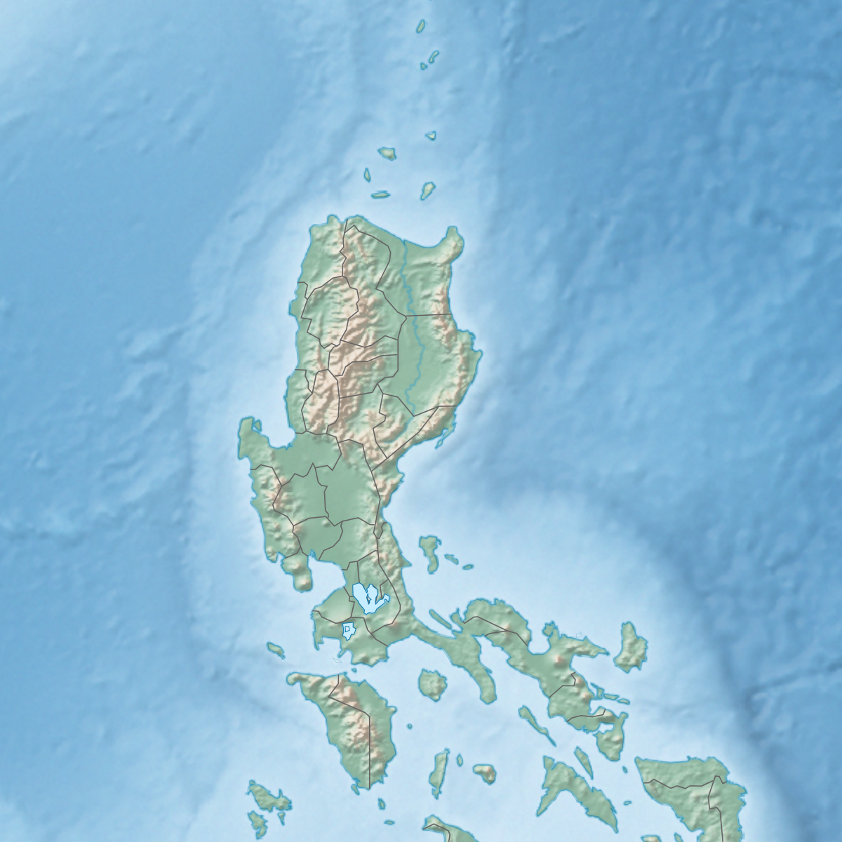 ملف:Philippines relief location map (Luzon).svg - المعرفة