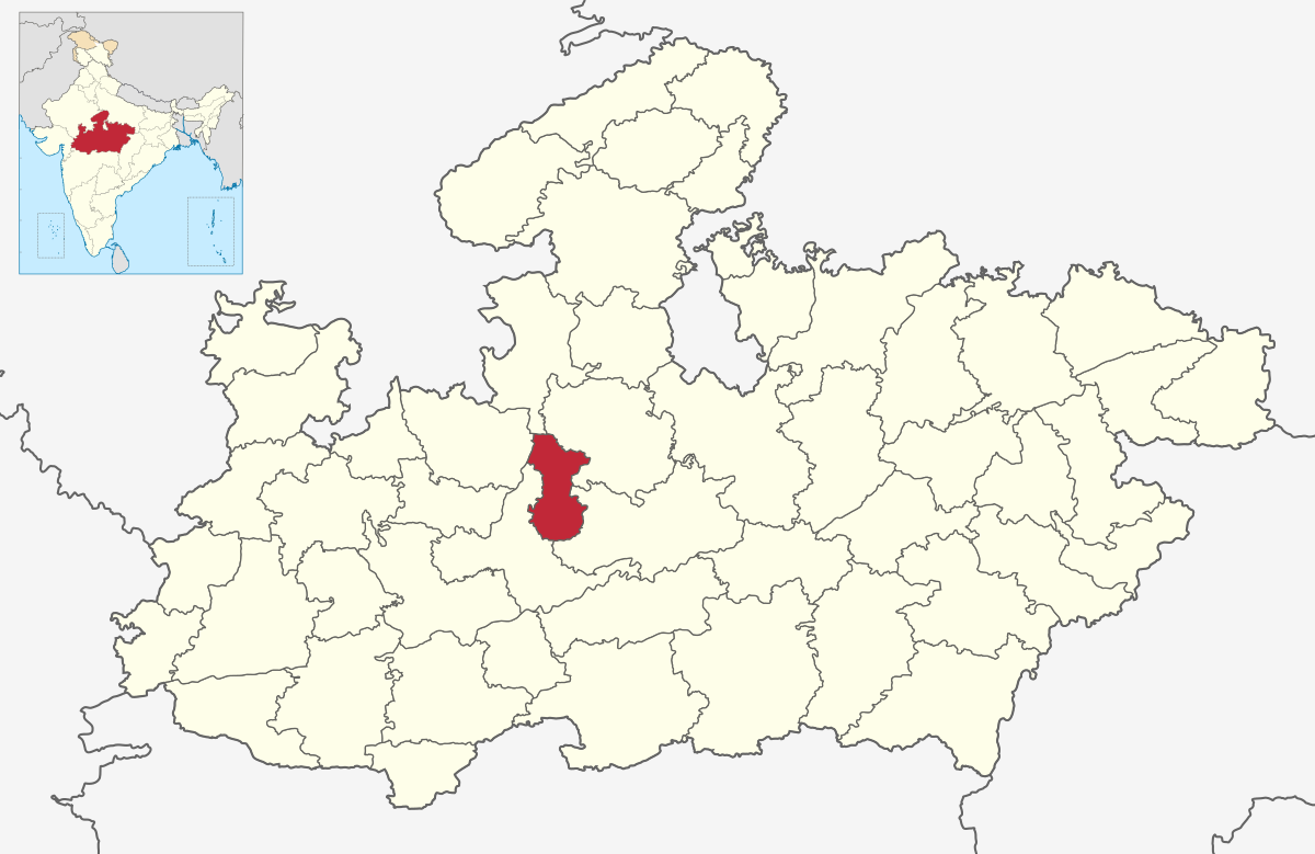 ملف:MP Bhopal district map.svg - المعرفة