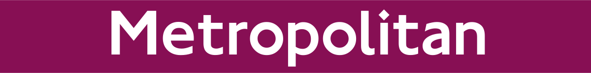 ملف:Metropolitan line flag box.svg - المعرفة