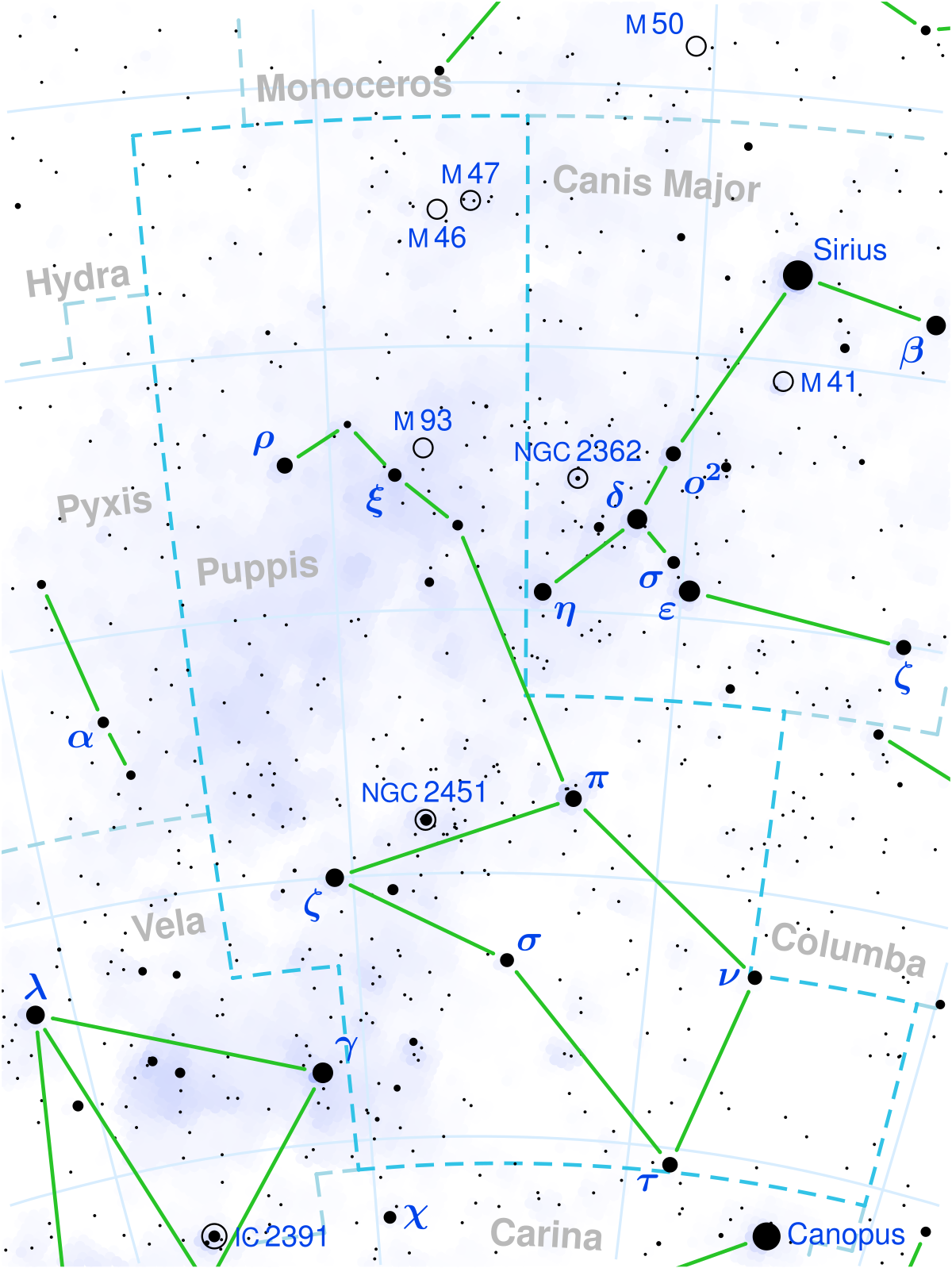 ملف:Puppis constellation map.svg - المعرفة