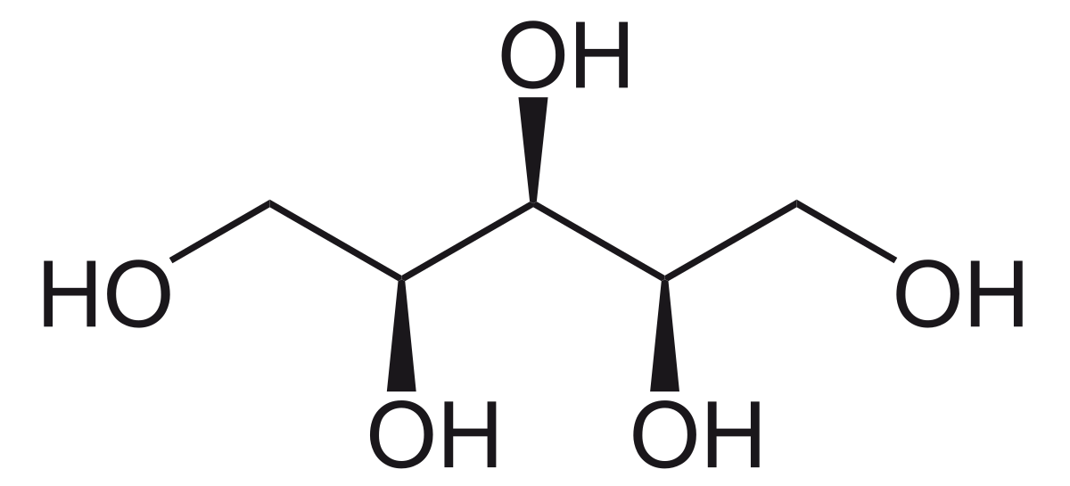 ملف:Xylitol-2D-structure.svg - المعرفة