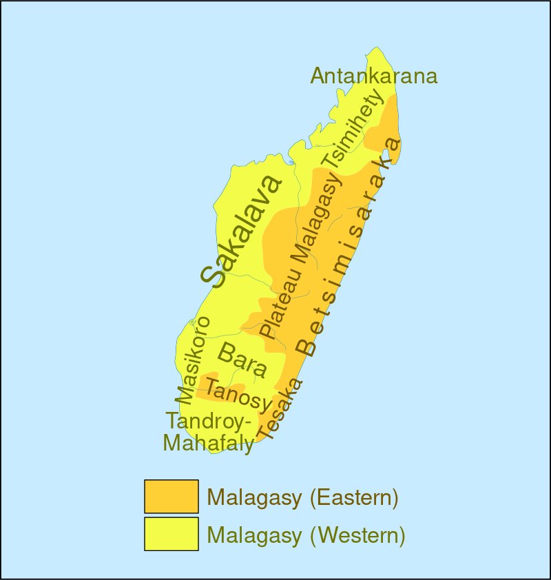 ملف:Map of Malagasy language dialects.svg - المعرفة