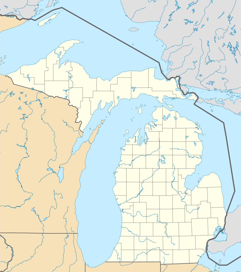 ملف:USA Michigan location map.svg - المعرفة