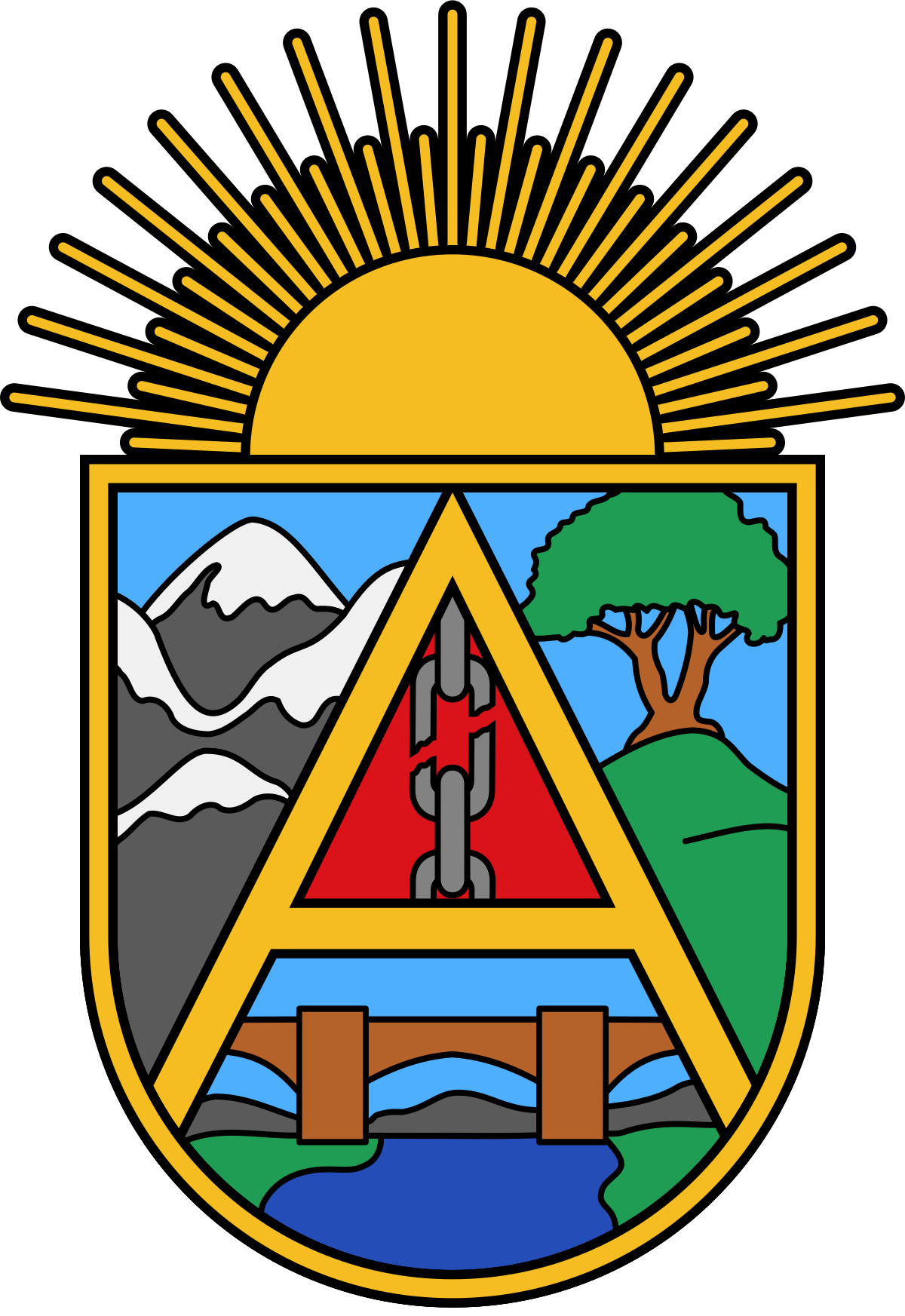 ملف:Coat of arms of Aragon (Regional Council of Defense).svg - المعرفة