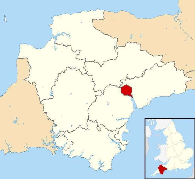 ملف:Exeter UK locator map.svg - المعرفة