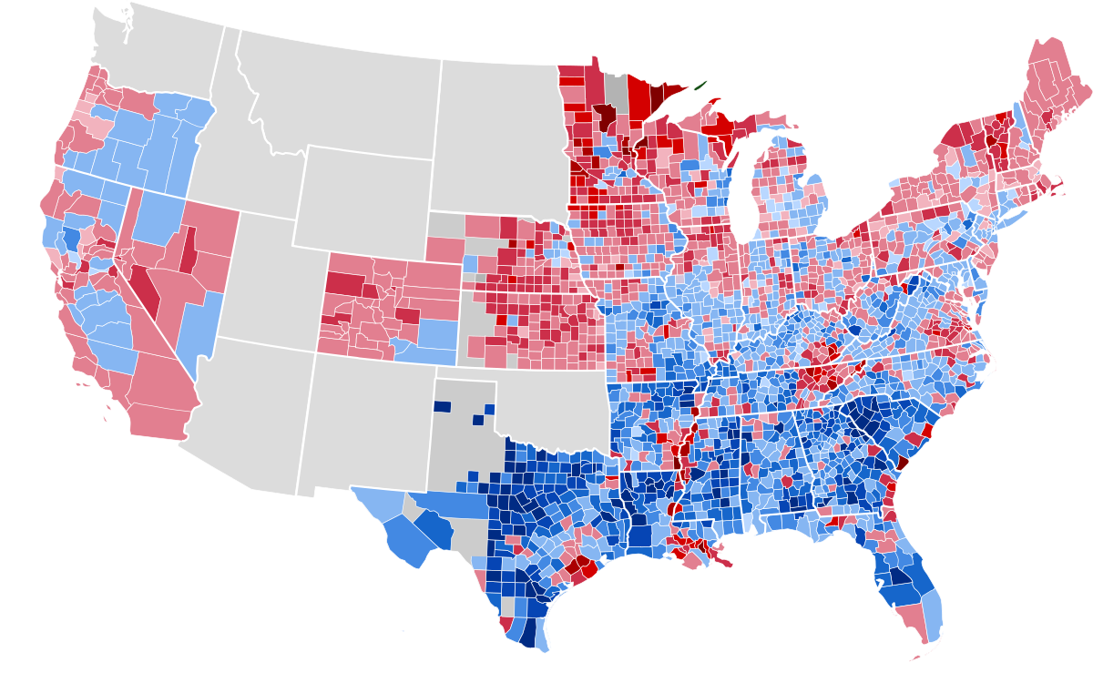 ملف:1884 United States presidential election results map by county.svg ...