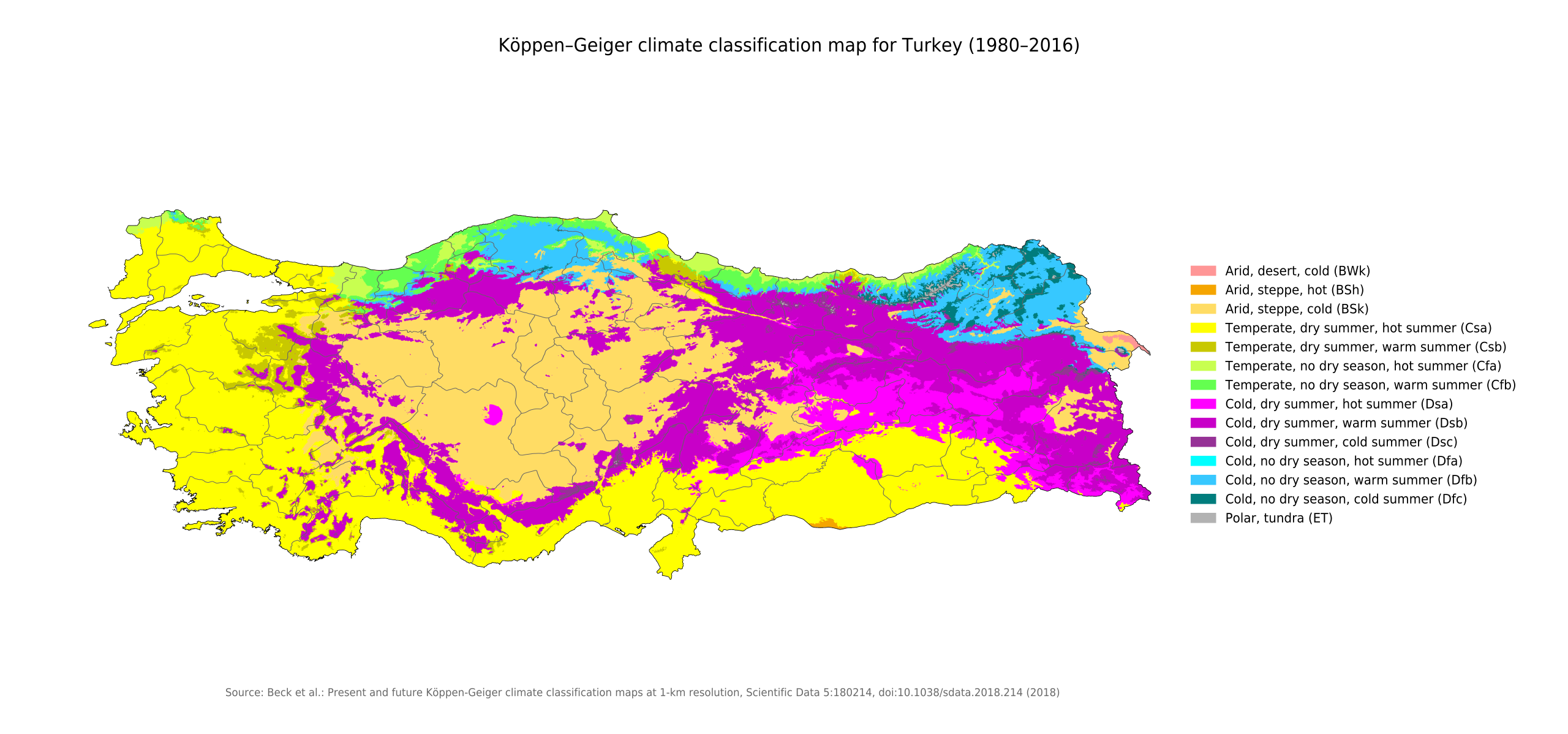 ملف:Koppen-Geiger Map TUR present with provinces.svg - المعرفة