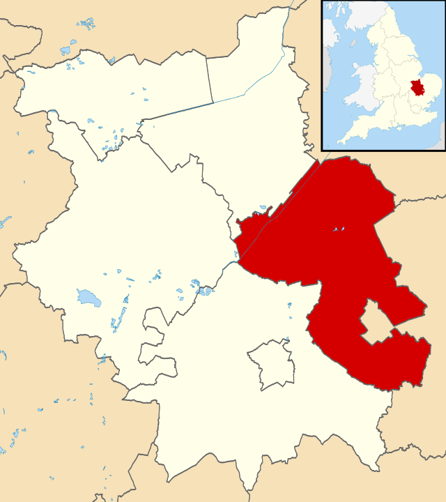 ملف:East Cambridgeshire UK locator map.svg - المعرفة
