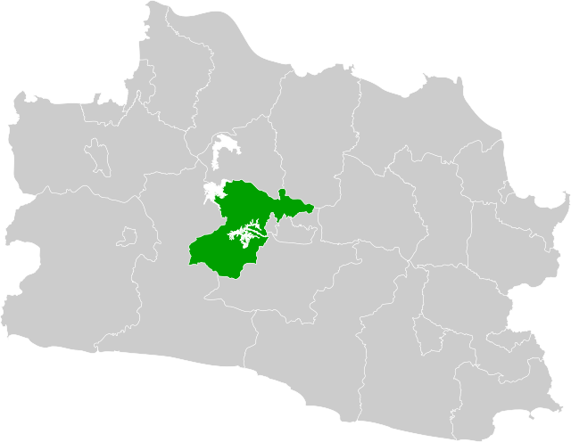 ملف:Map of West Java highlighting West Bandung Regency.svg - المعرفة