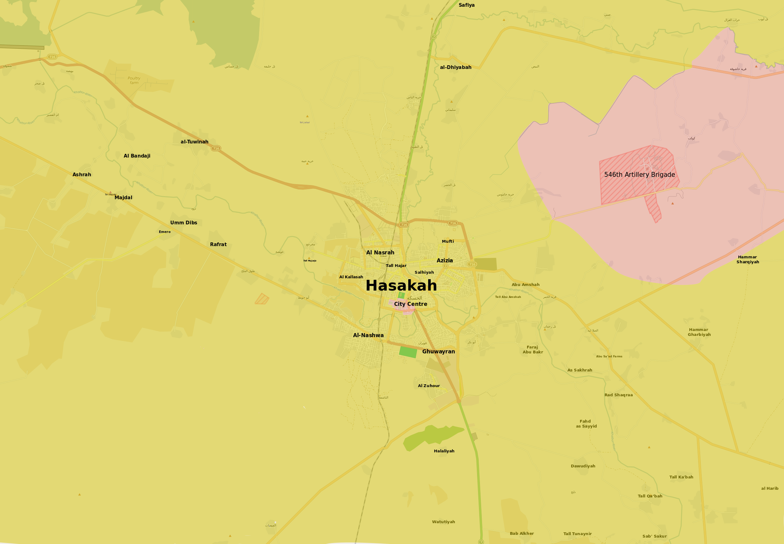 ملف:Battle of Hasakah.svg - المعرفة