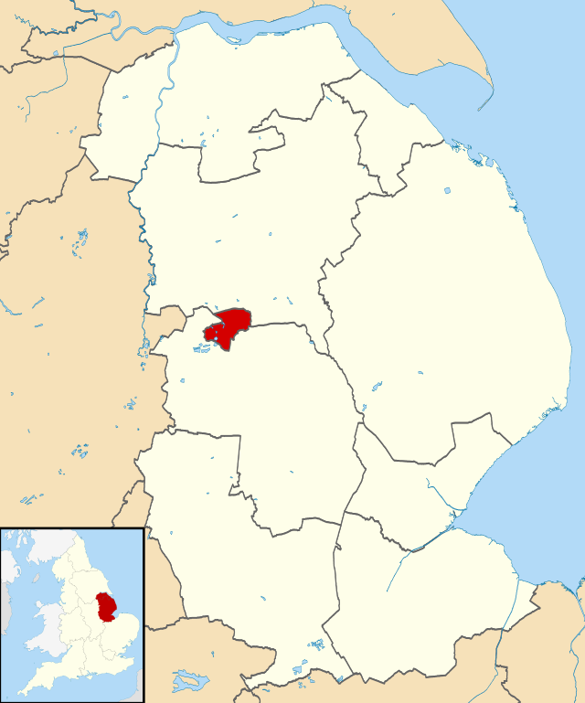 ملف:Lincoln UK locator map.svg - المعرفة