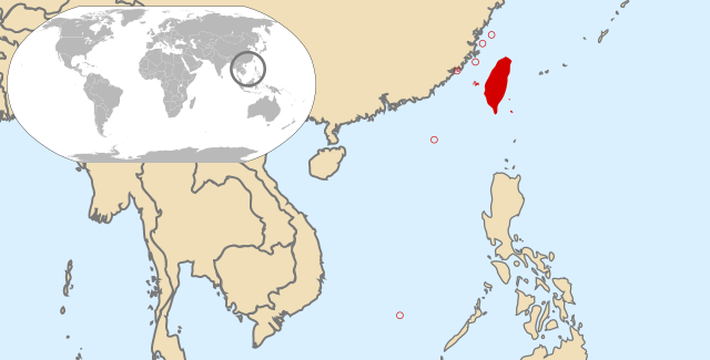 ملف:Locator map of the ROC Taiwan.svg - المعرفة