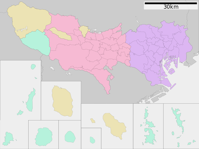 ملف:Map of Tokyo Ja.svg - المعرفة