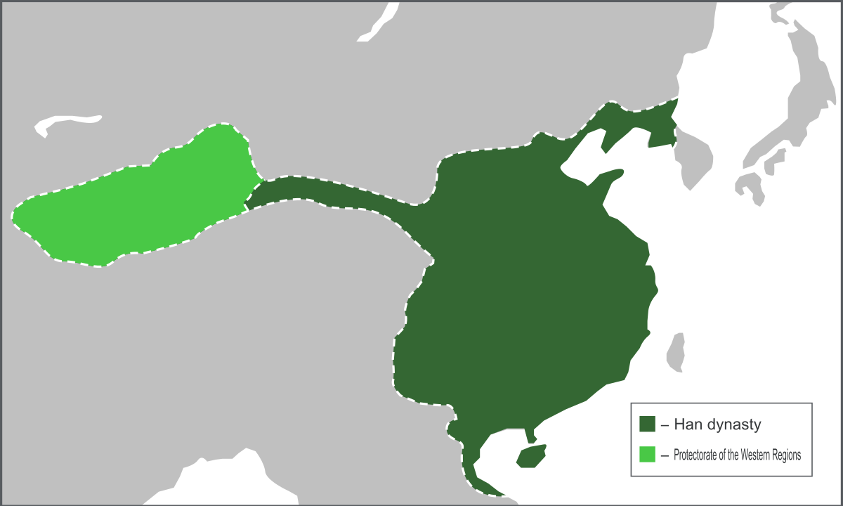ملف:Map of the Han dynasty.svg - المعرفة