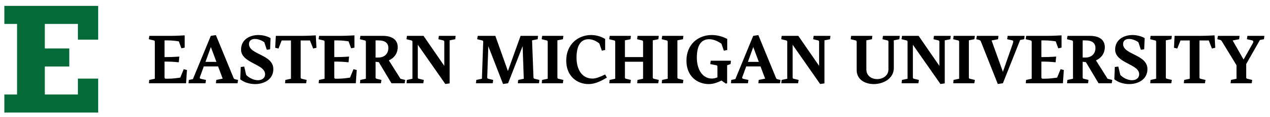 ملف:Eastern Michigan University wordmark.svg - المعرفة
